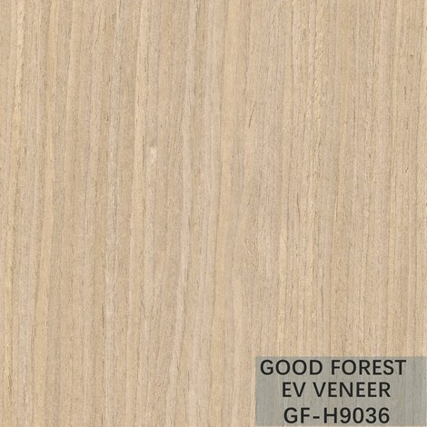 Engineered Wood Veneer EV Veneer Oak Straight Grain Natural Color