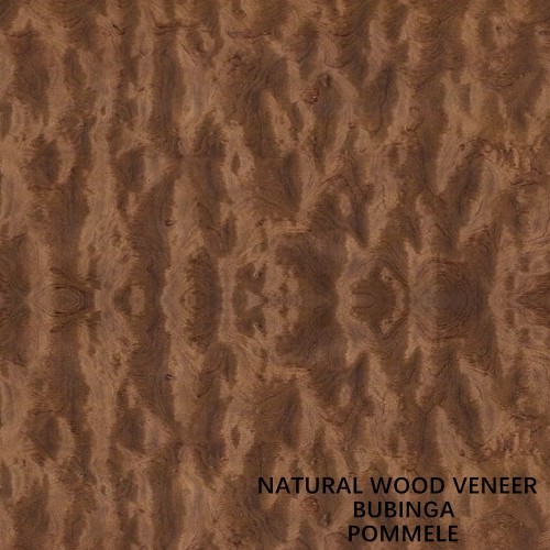 Pommele Grain Africa Natural Bubinga Wood Veneer 0.5mm For Musical ...