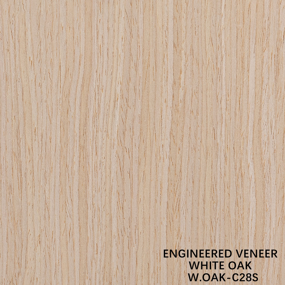 Reconstituted Decorative Engineered White Oak Wood Veneer 28S Straight ...